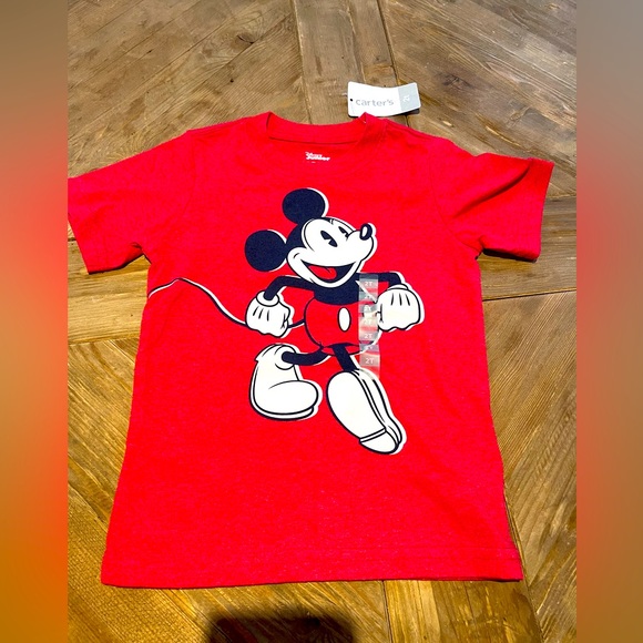 Carter's | Shirts & Tops | Nwt Carters Mickey Mouse Short Sleeve Tshirt ...